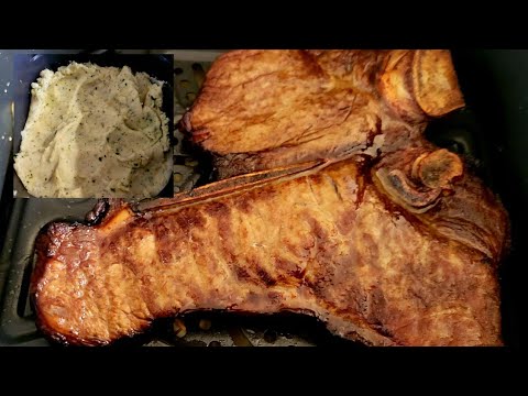 Ninja Speedi T-bone Steak with Homemade Mash Potatoes in 15 minutes ...