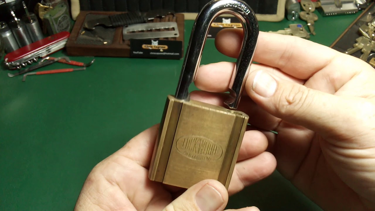 Another Vintage Lockwood 245 padlock (6pin variant) SPP'd - YouTube