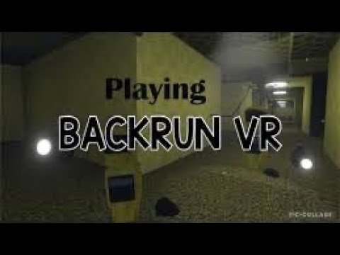 I got stuck in the back rooms?!?!? II backrun vr - YouTube
