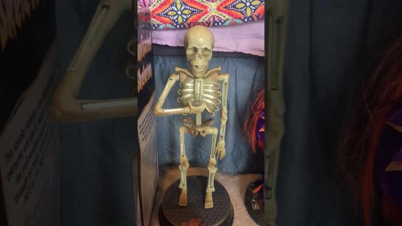 Gemmy Animated Illuminated Skeleton (Spooky Juice Skeleton) - YouTube