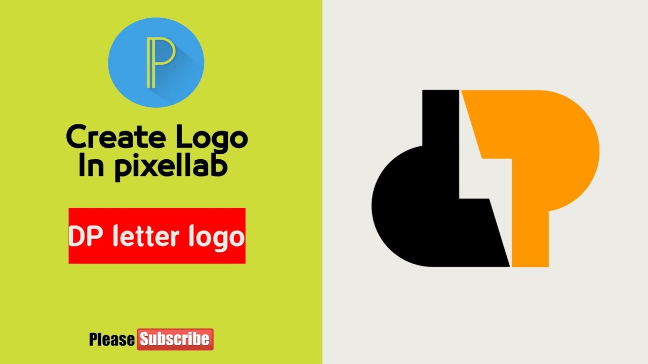 DP logo design pixellab || pixellab logo design tutorial on mobile # ...