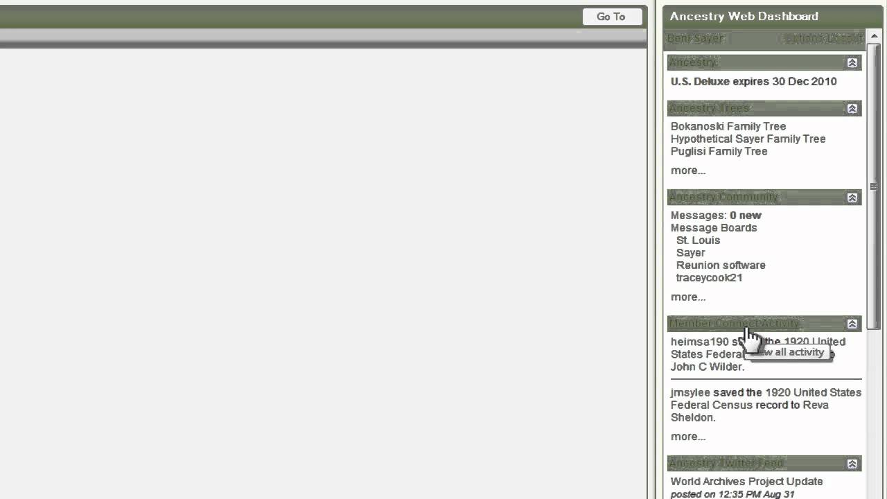 Member Connect Activity In Family Tree Maker 2011 YouTube Member Connect Activity In Family Tree Maker 2011 YouTube