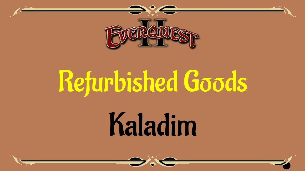 Let's Play - Everyquest - Everquest 2 - Kaladim Quests - Refurbished ...