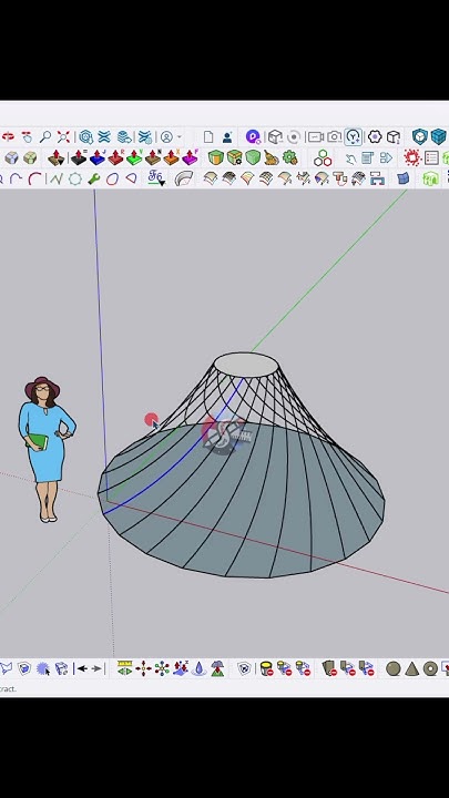 create a complex model in sketchup / sketchup tutorial - YouTube