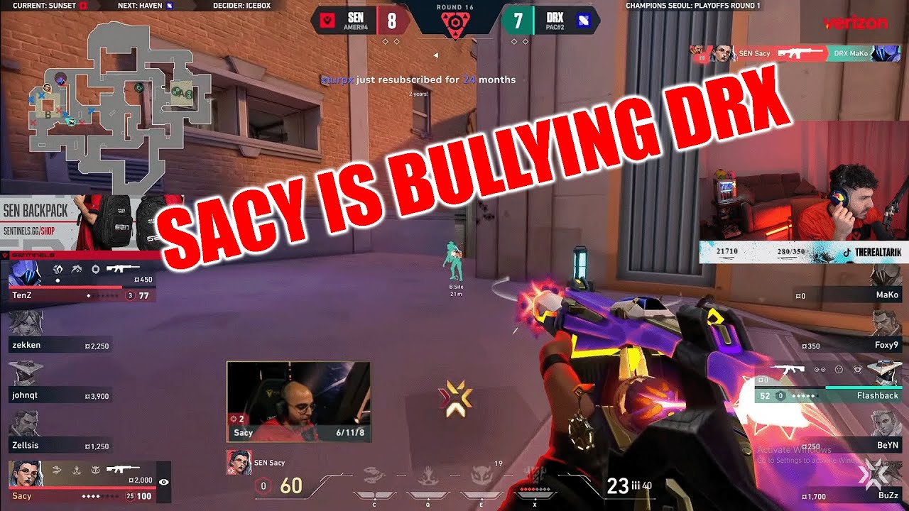 Tarik Reacts to SEN Sacy DOMINATING 4K Clutch Against DRX | SEN VS DRX ...