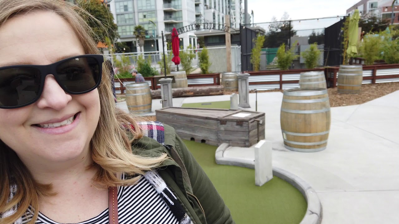 SF mini golf, Valentines Day - YouTube
