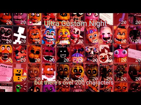 Ultra Custom Night but there's over 200 characters - YouTube