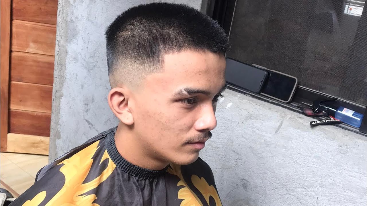 Buzz cut Haircut 💈 - YouTube