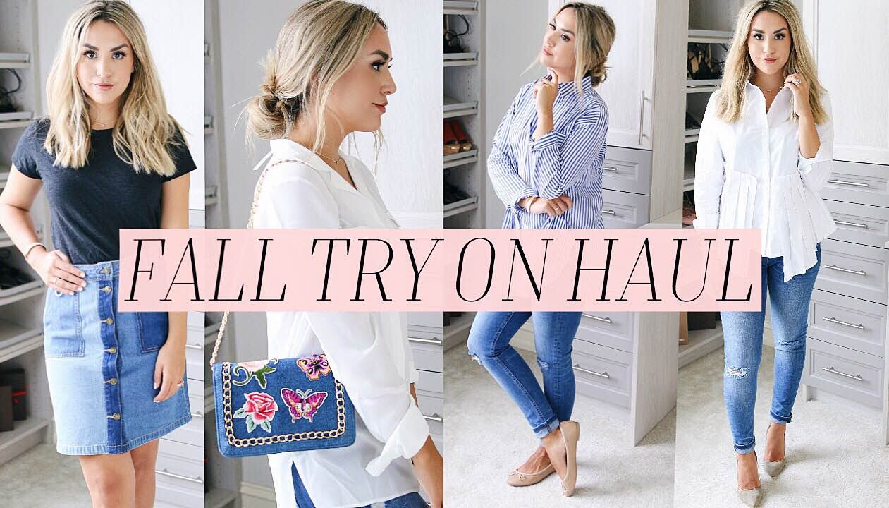 FALL TRY ON HAUL! + STYLE IDEAS FOR FALL - YouTube