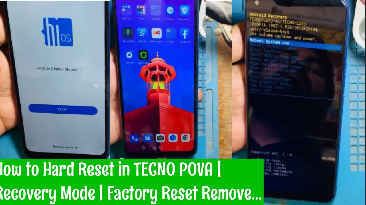 tecno pova hard reset - YouTube