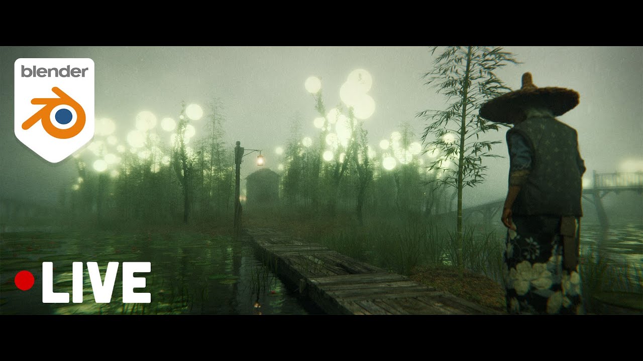 Fantasy Steampunk Swamp Grave Environment in Blender - YouTube