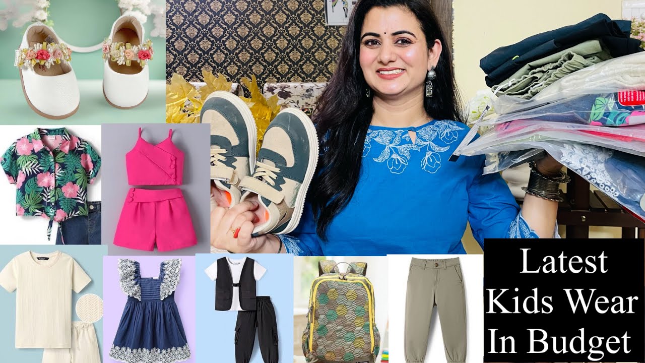 Myntra & FirstCry kids wear haul | School bag , sports shoes co-ord set ...