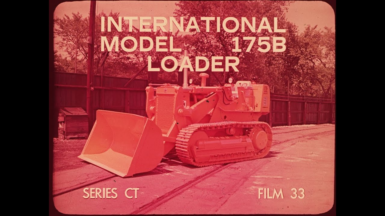 International 175B Crawler Loader Training - YouTube