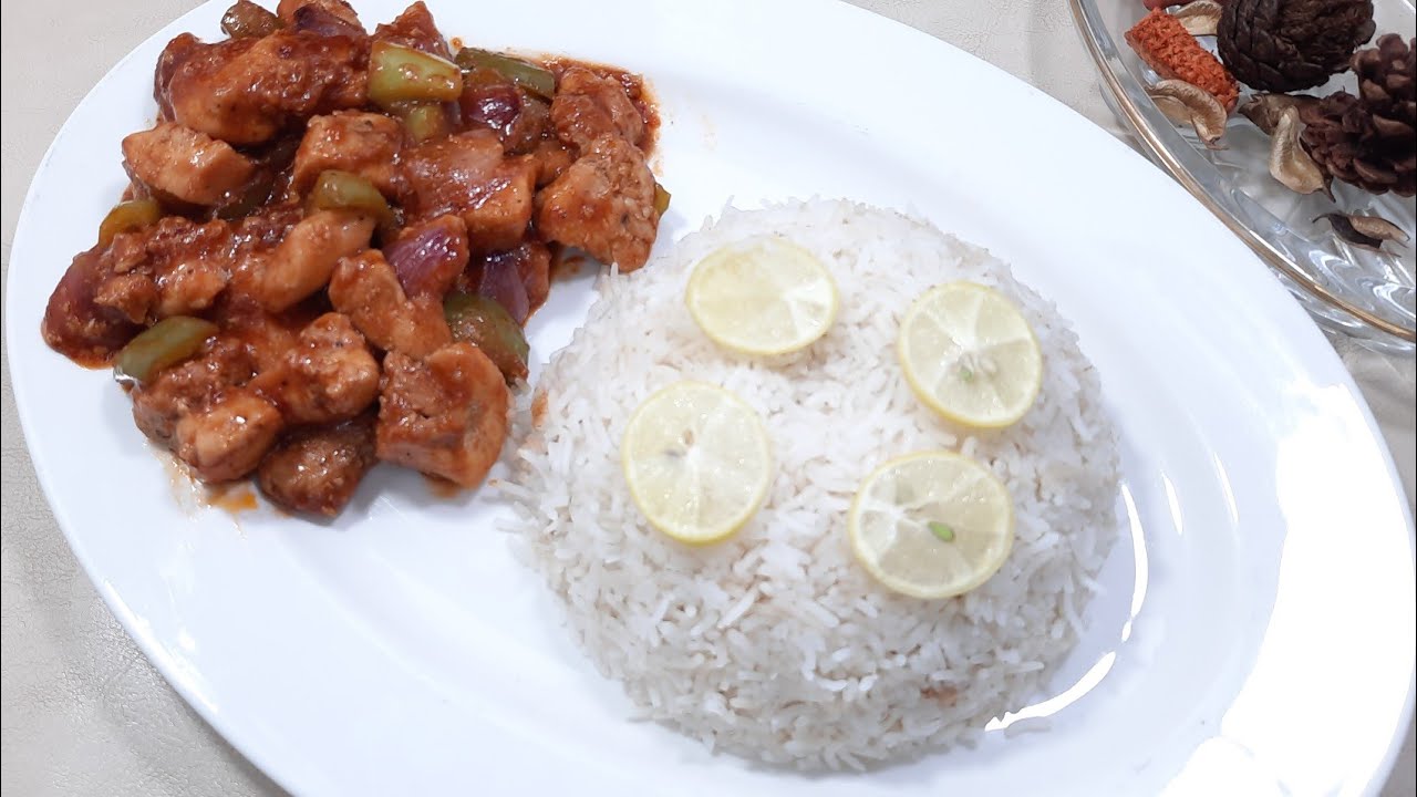 CHICKEN SHASHLIK|| RESTAURANT STYLE || SHASHLIK WITH GARLIC RICE # ...