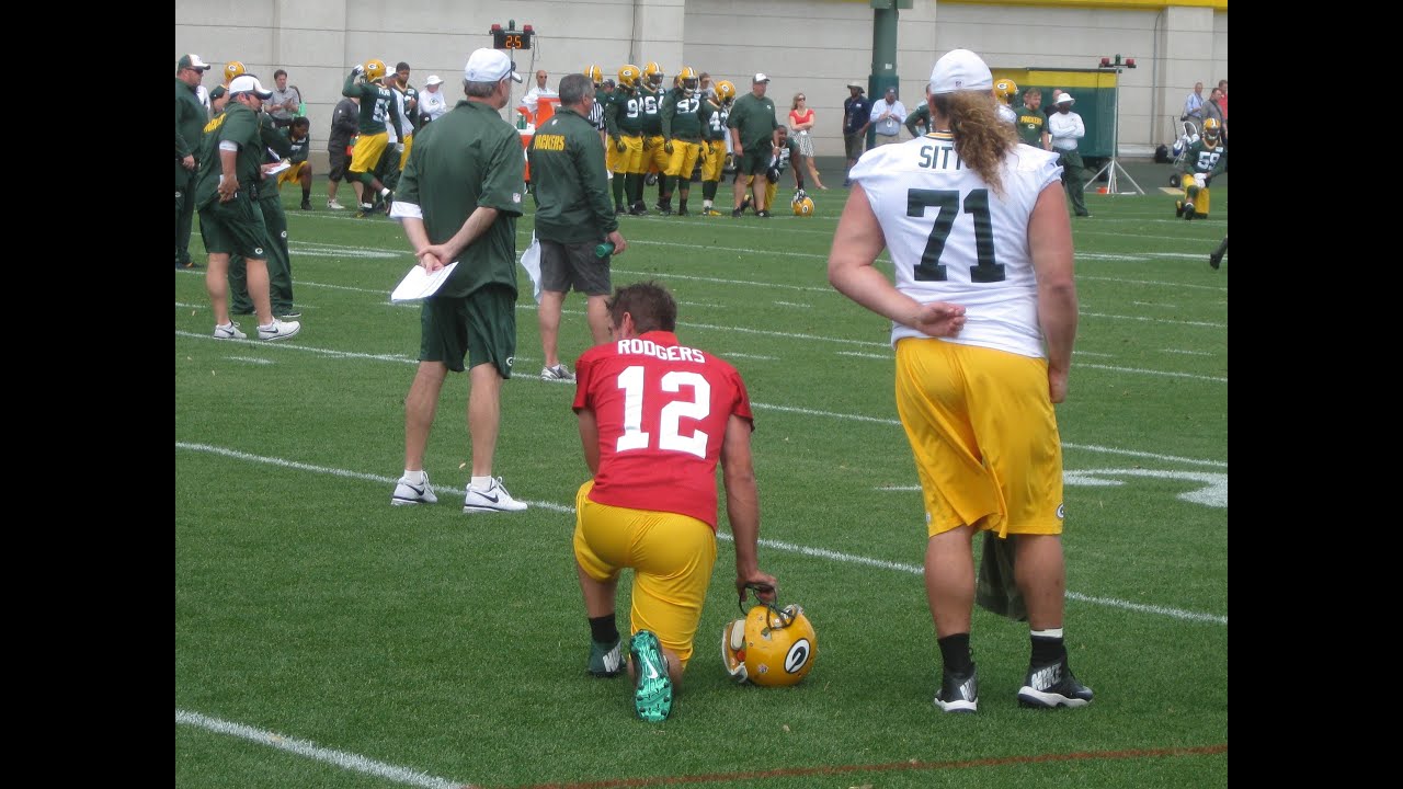 Aaron Rodgers Packers Practice June 3, 2014 - YouTube