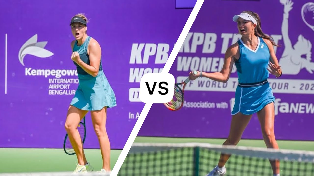 Tatjana Maria vs Petra Marcinko | ITF Bengalore - YouTube