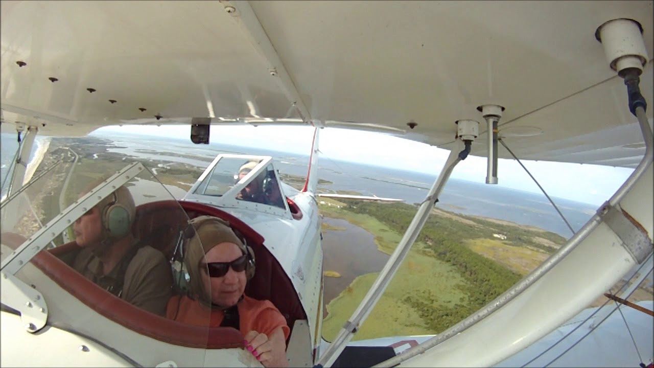 Alan and Joann fly the skies of the Outer Banks with OBX Biplanes ...