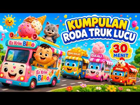 Kumpulan Lagu Truk Lucu🚚🎵| Roda Roda Truk - Truk Es Krim • Truk Ayam • Truk Sawit • Truk Tahu Bulat✨