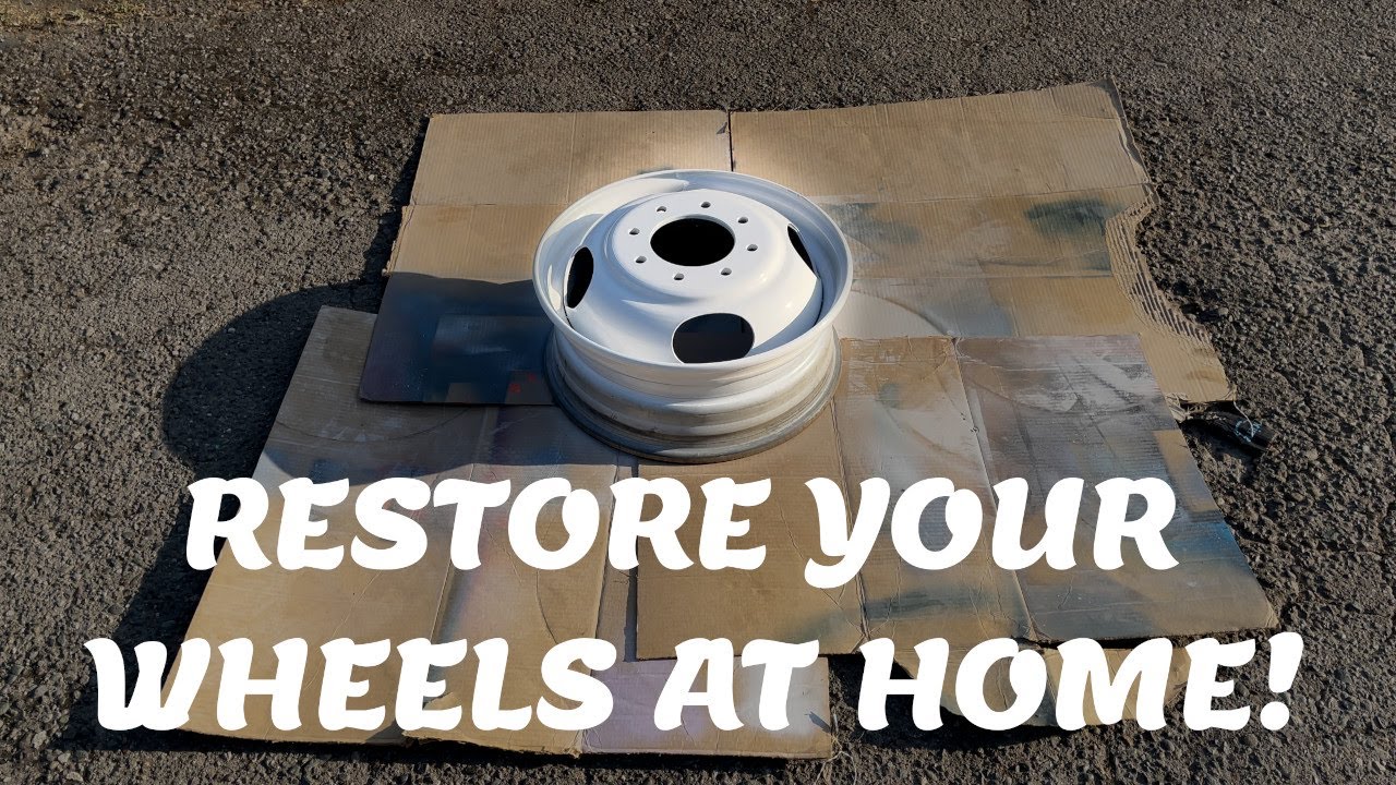 How To Repaint The Wheels On Your Vintage GMC Motorhome RV - YouTube