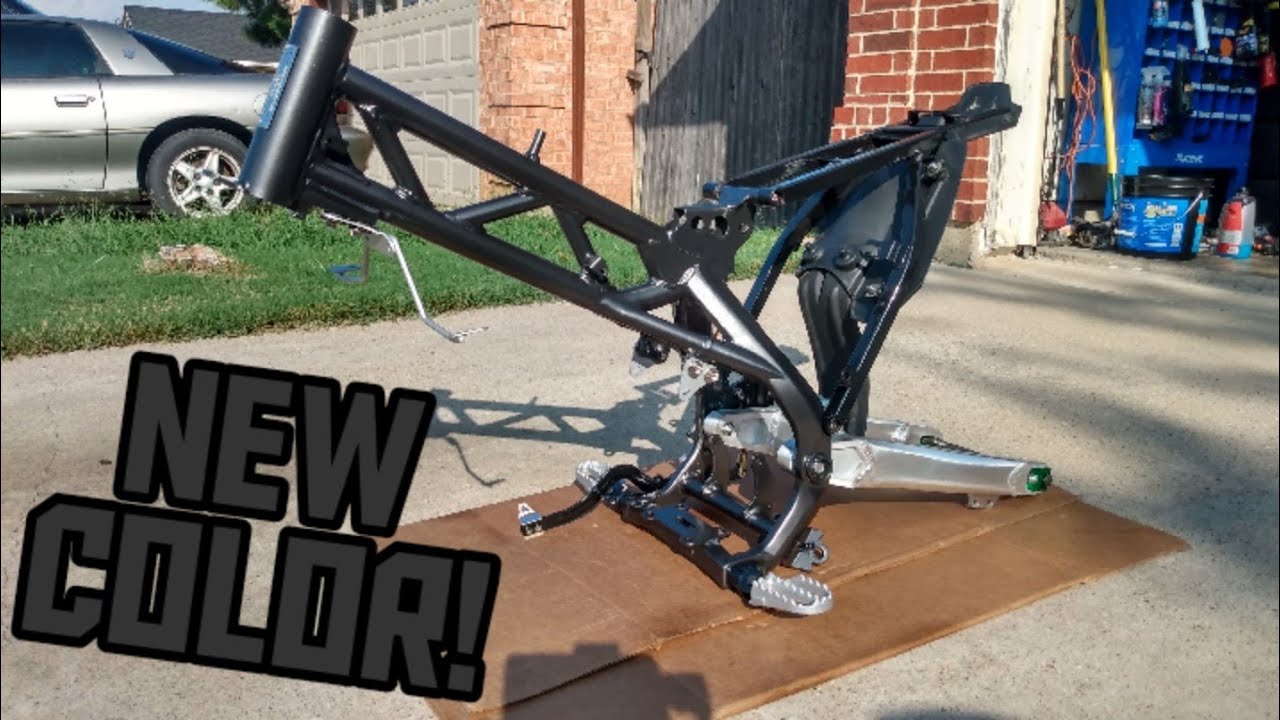 Orion Rxb Pitbike Build | Chassis Together and new Color! - YouTube