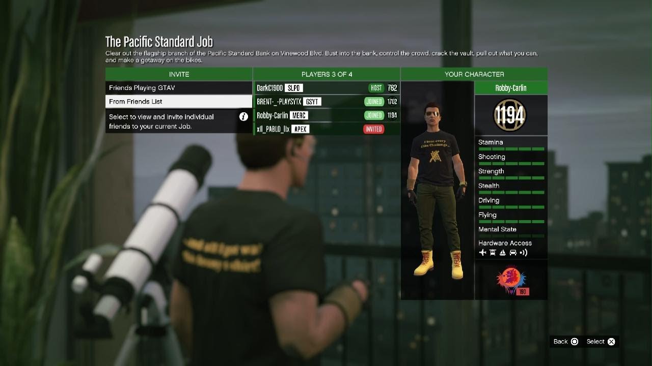 Grand Theft Auto V_20241110 Pacific Standard Elite challenge - YouTube