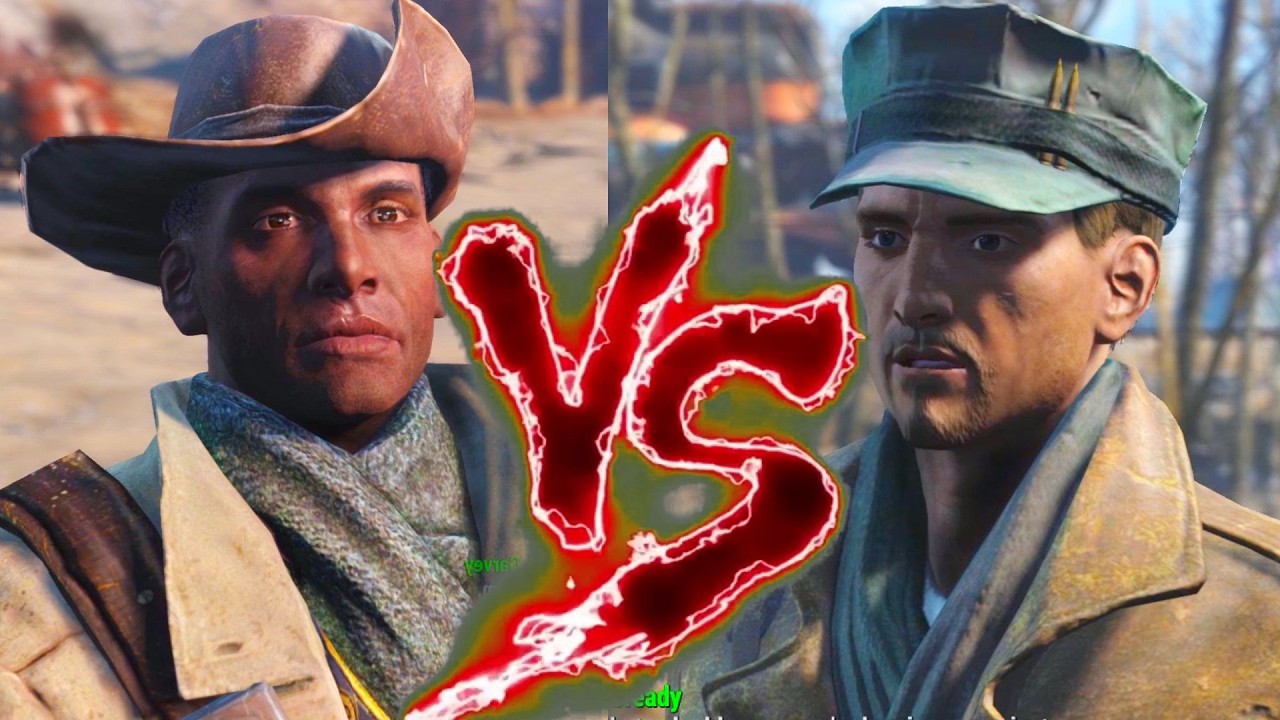 Preston Garvey VS Robert MacCready. Fallout 4 - YouTube