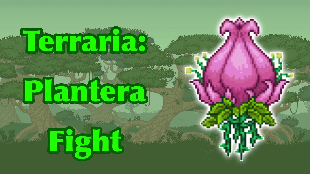 Terraria: ‘Plantera’ Fight - YouTube