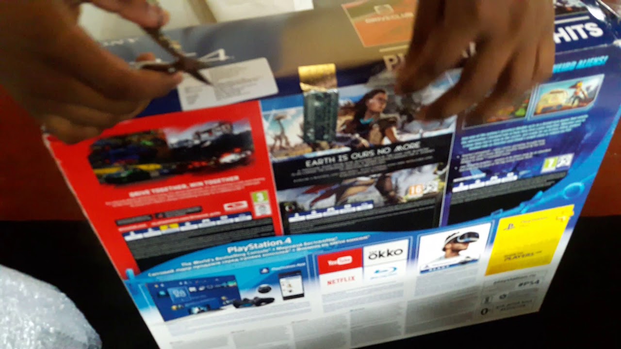 Ps4 unboxing with 3 games bundle - YouTube