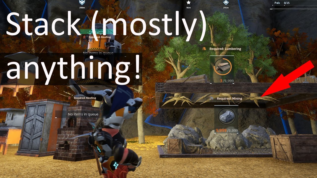How to stack things in Palworld - easy guide - YouTube