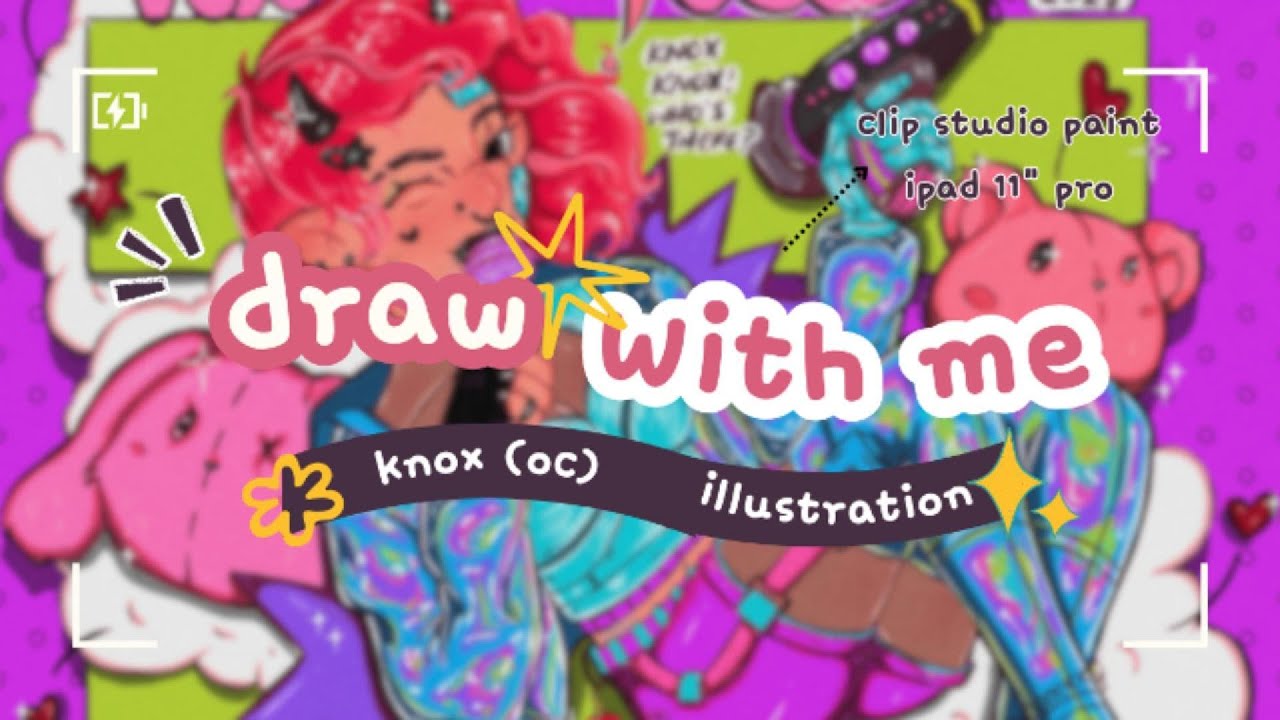 ˚ ༘♡ ·˚꒰ KNOX (oc): Draw With Me ꒱ ₊˚ˑ༄ - YouTube