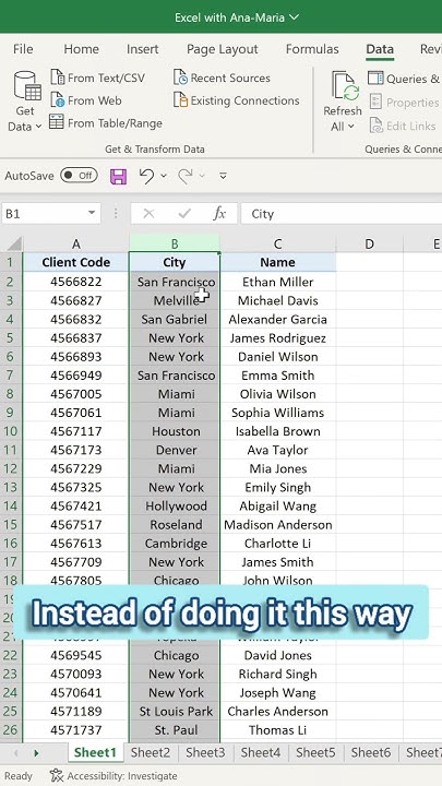 How to easily move columns in Excel #excel #exceltips #spreadsheets - YouTube