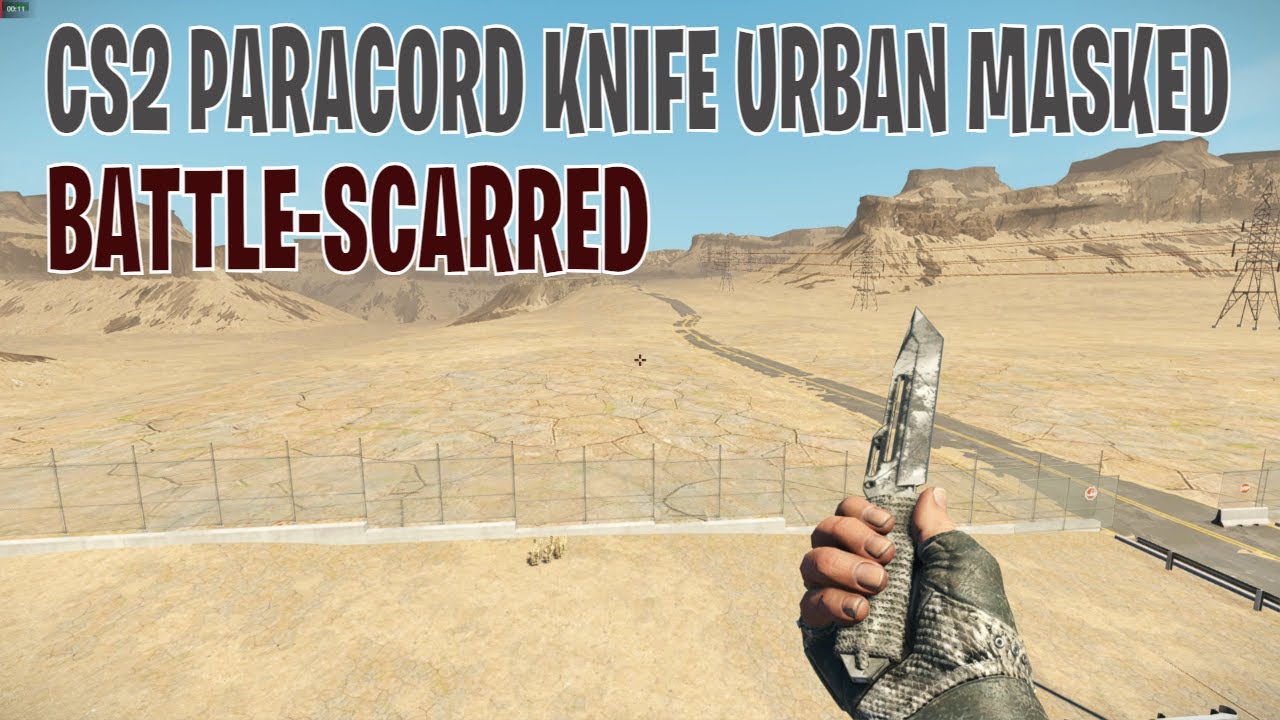 Paracord Knife Urban Masked (Battle-Scarred) | CS2 Skin Showcase #294 ...