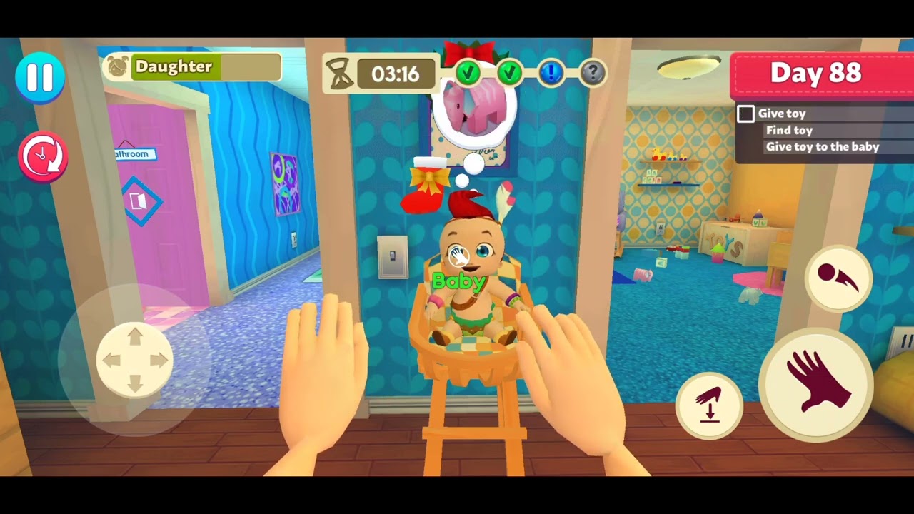 Mother Simulator Family life Game //Mother Simulator Gameplay - YouTube