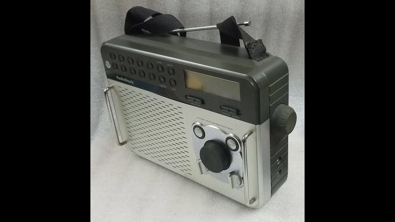 Radio Shack Extreme Range AM/FM Weather Radio Cat No 12-150 - YouTube