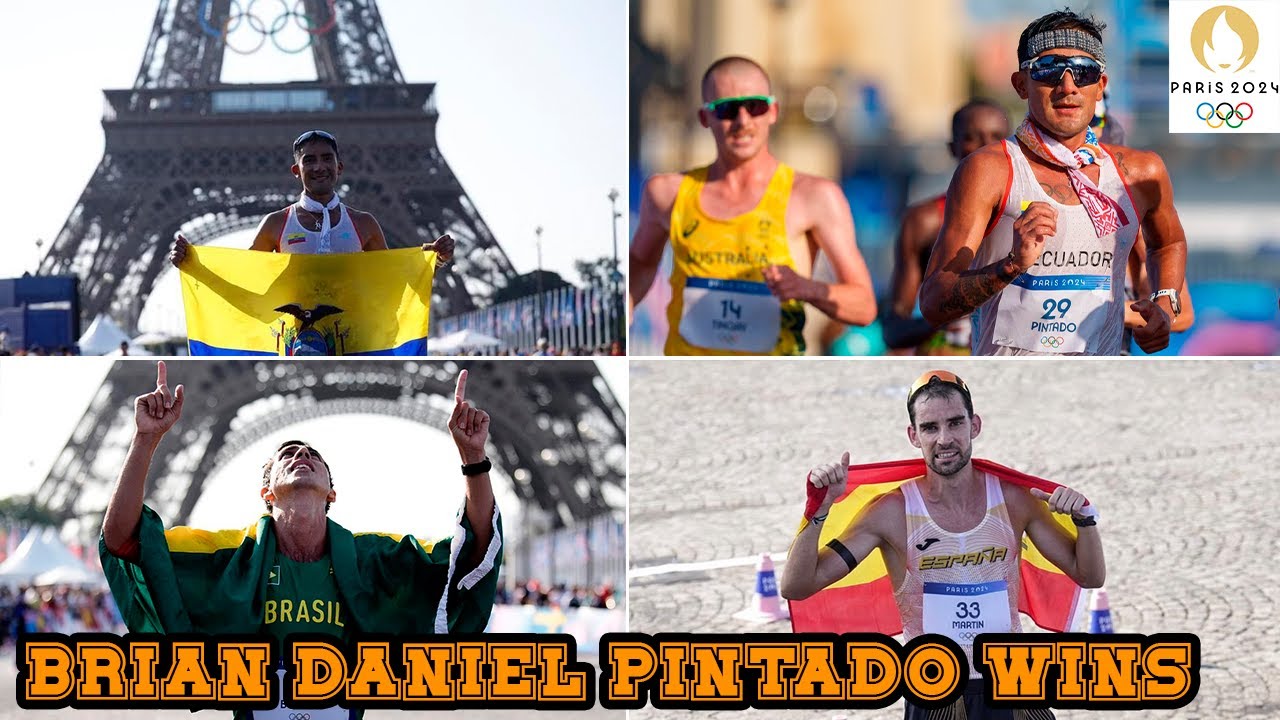 Athletics: Brian Daniel Pintado Wins 20km Race Walk, C. Bonfim Silver, A. Martin Bronze - YouTube