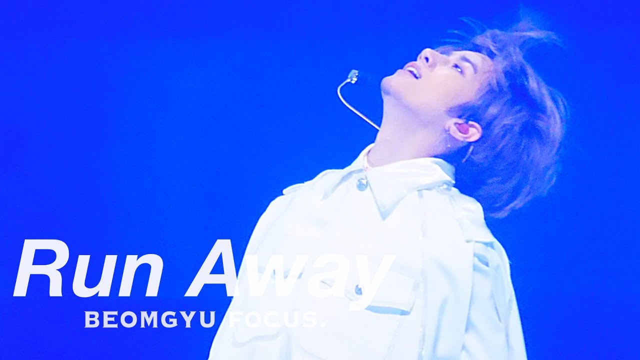 200130 서울가요대상 9와 4분의 3 승강장에서 너를 기다려(Run Away) TXT 범규 - YouTube