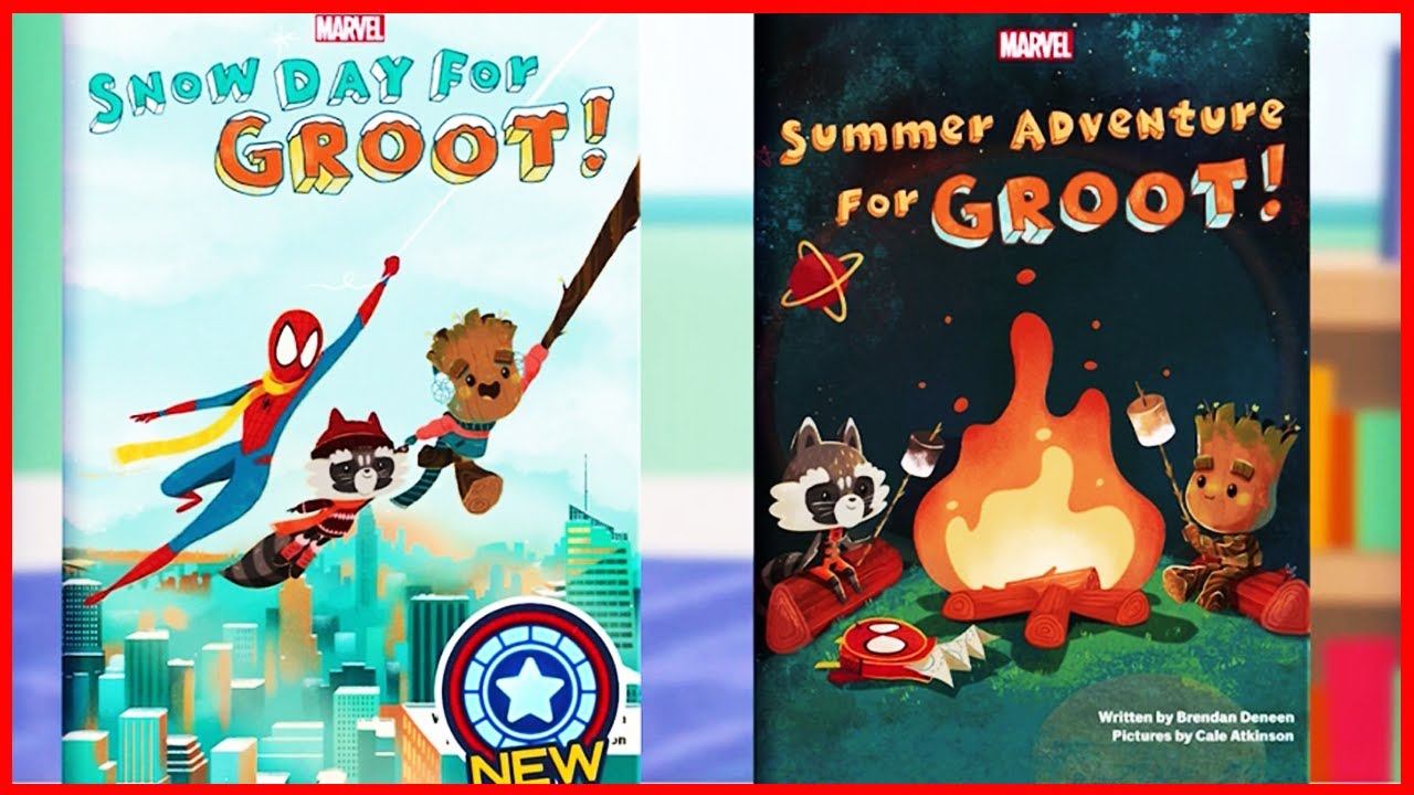 ⭐Marvel HQ Marvel for Kids ⭐New Story Update Snow day for Groot ...