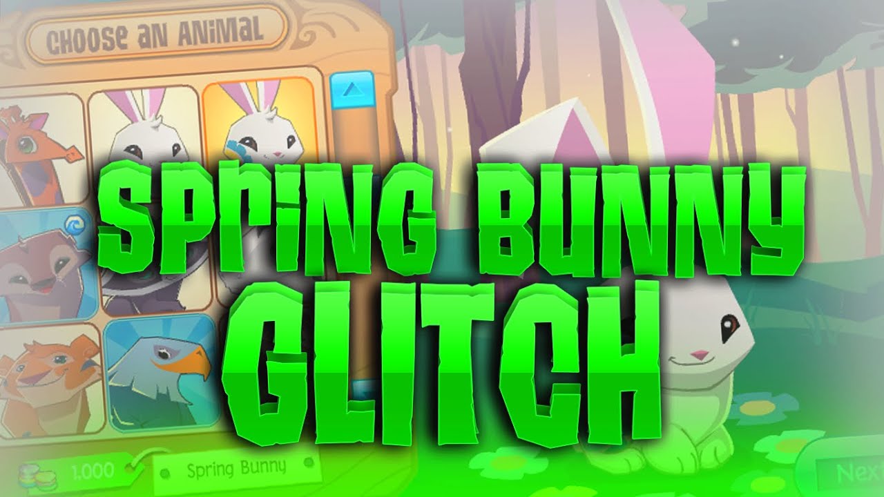 ANIMAL JAM SPRING BUNNY GLITCH! - YouTube