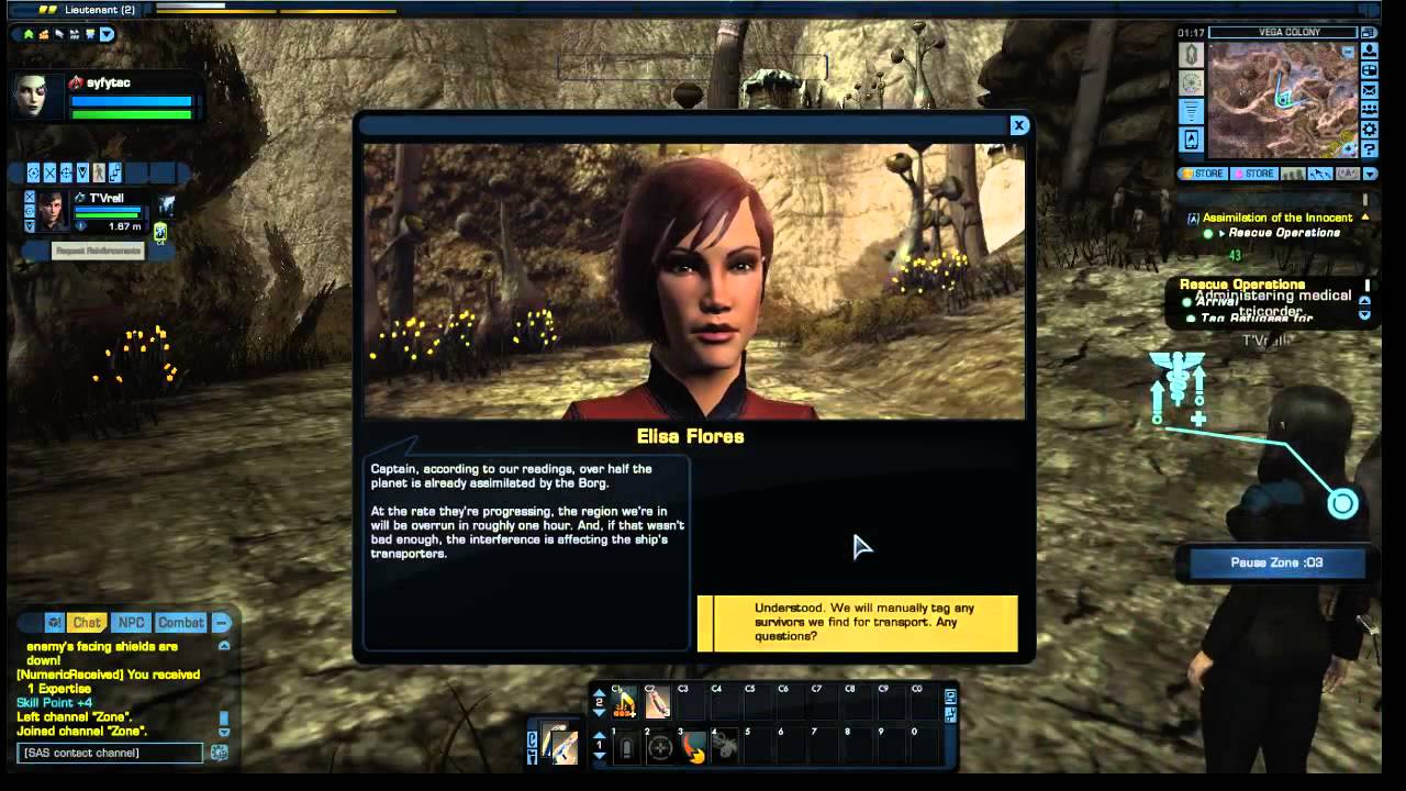 STO Liberated Borg looking for U.S.S. Khitomer - YouTube