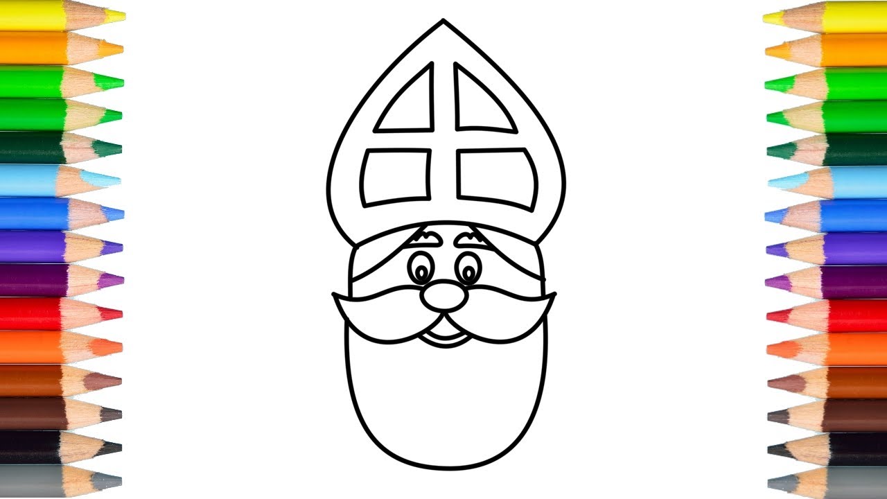 Sinterklaas tekenen - YouTube