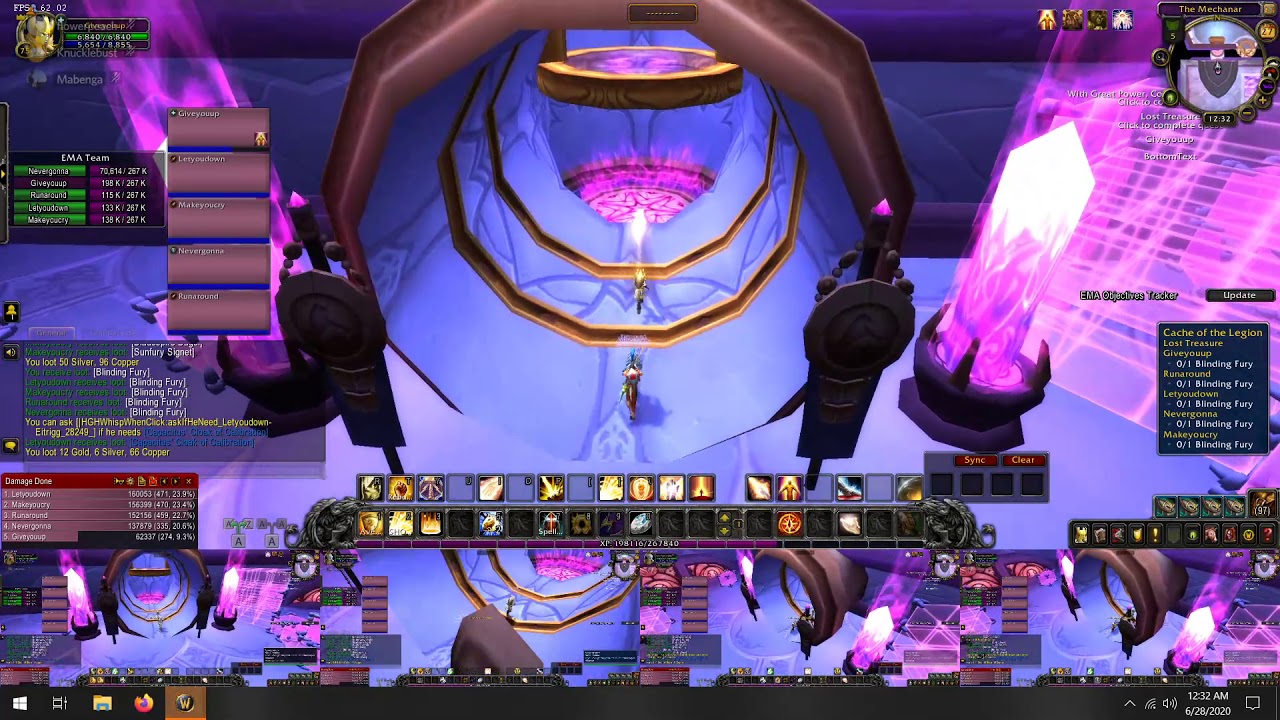 5x Paladins Multiboxing WoW The Mechanar - YouTube