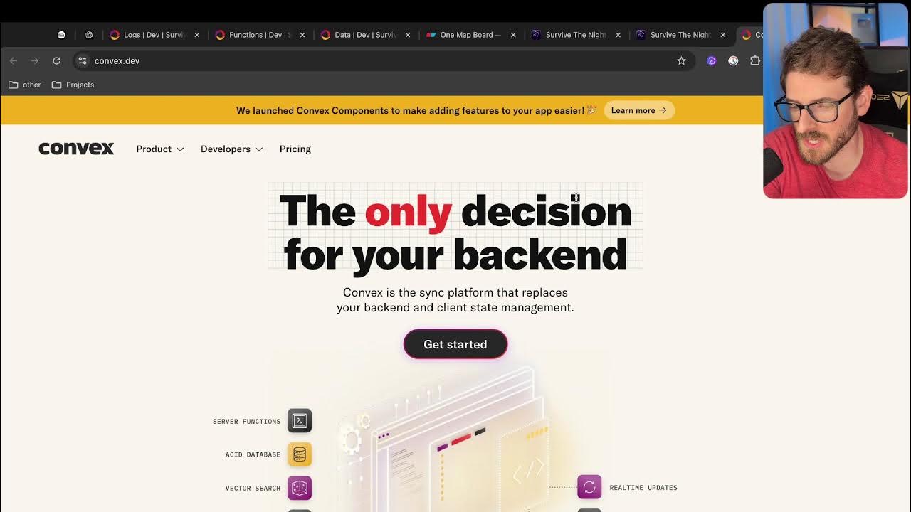 Working on the community project (Next.js + Convex) - YouTube