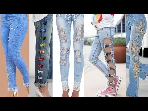 most trending girls jeans pants/ top & stylish jeans/ girls jeans pants ...