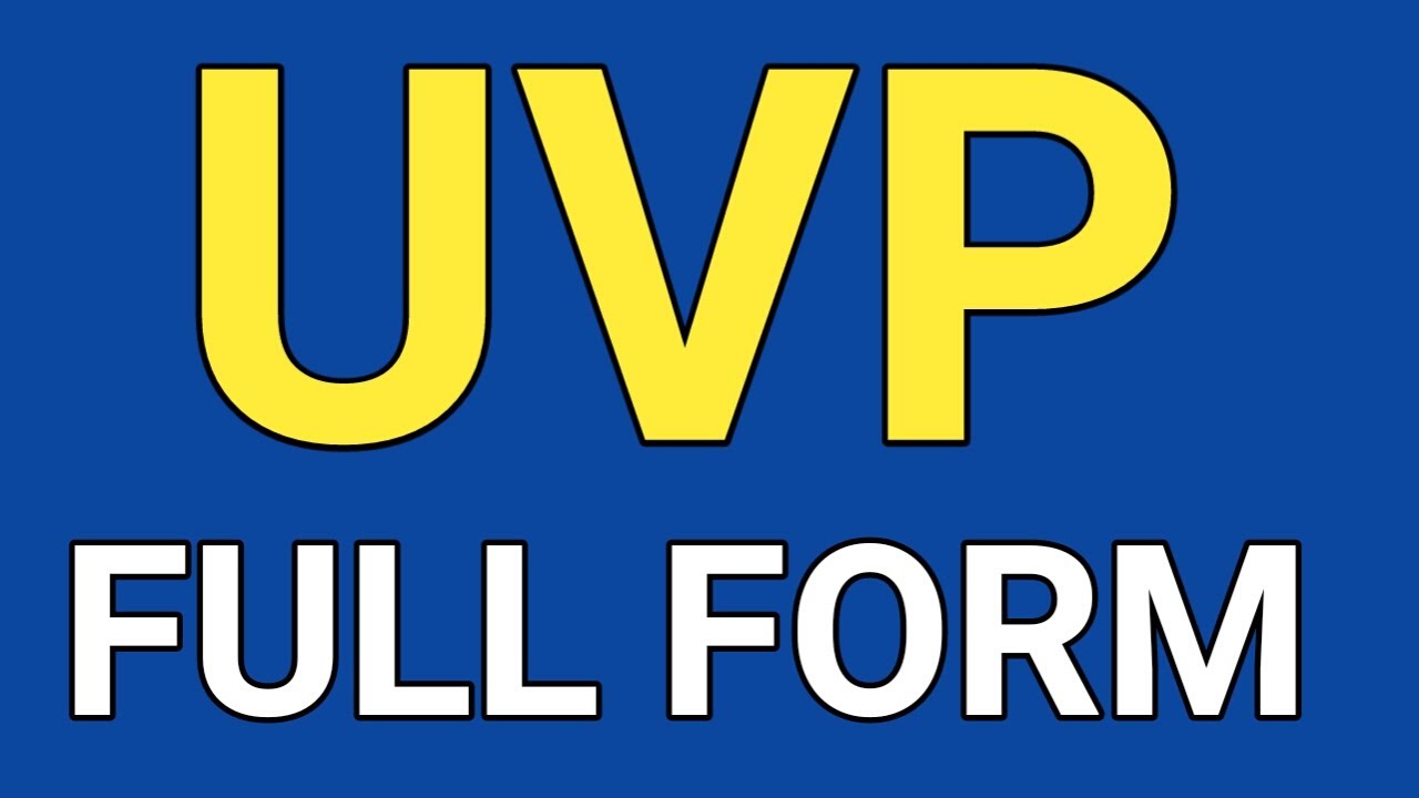 UVP full form in Hindi | UVP full form in business | UVP meaning | UVP ...