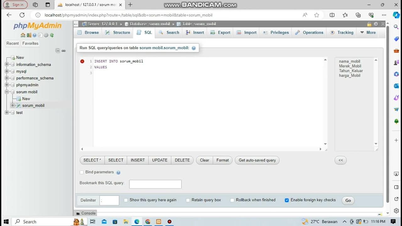 Tugas literasi_3 Cara menambahkan data pada tabel di XAMPP menggunakan ...