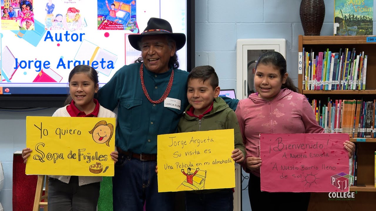 Award-Winning Author Jorge Argueta Visits PSJA ISD - YouTube