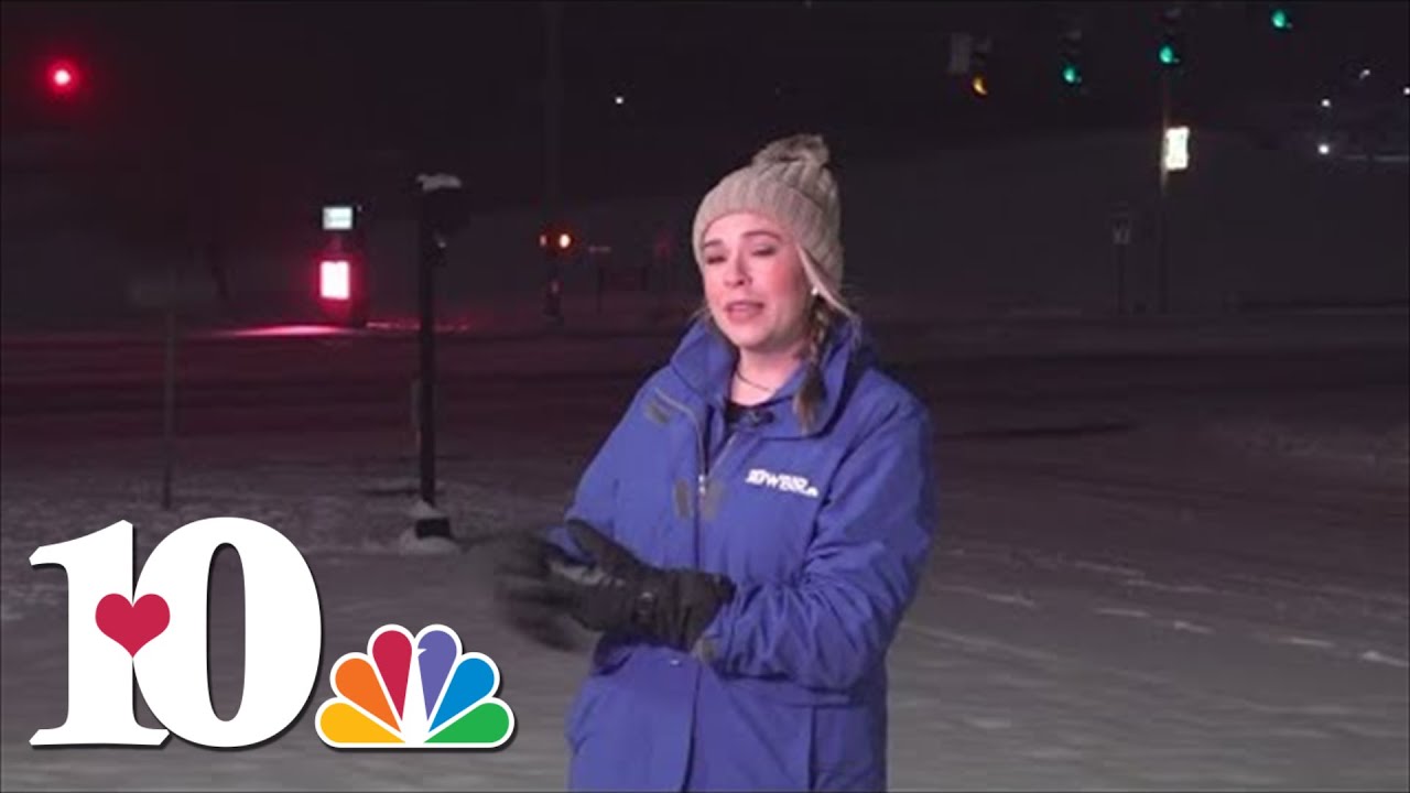 Mountain counties seeing icy conditions - YouTube