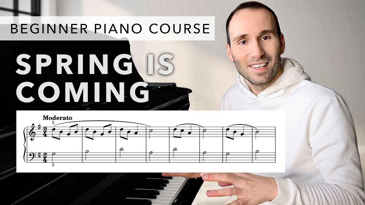 Beginner Piano Course Level 2 | 33. Spring is Coming - YouTube