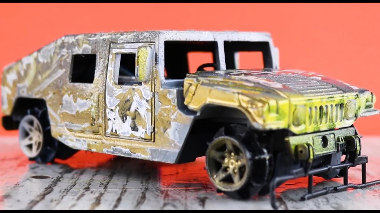 Hummer H1 - Restoration Abandoned Hummer H1 Military - YouTube