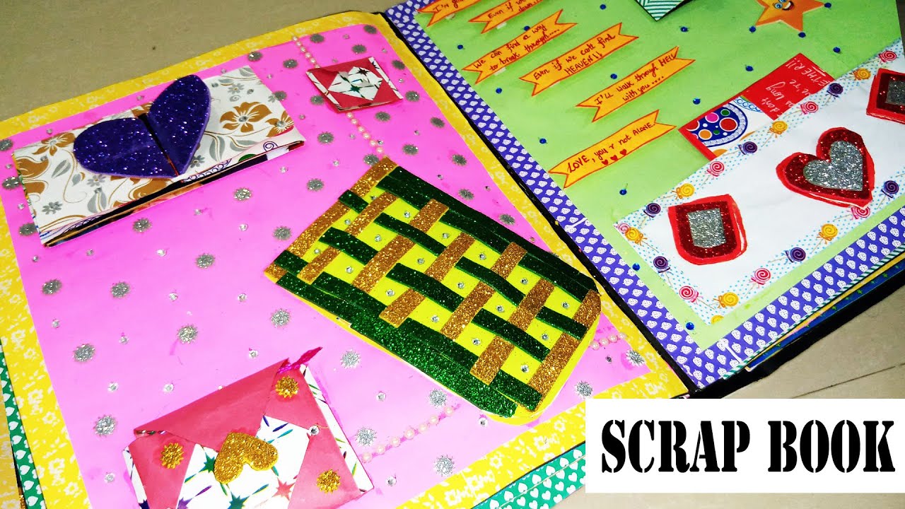 The Best Homemade ScrapBook ever | Homemade ScrapBook Ideas | - YouTube